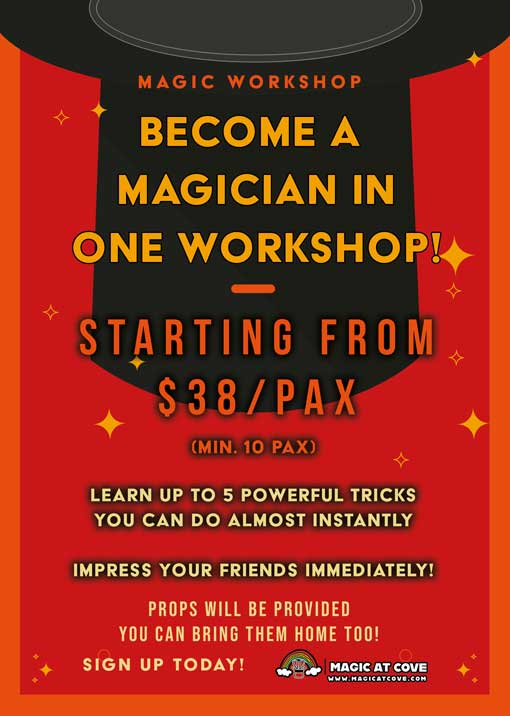 Workshops | Magic At Cove